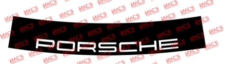 Porsche Windshield Banner Decal Etsy