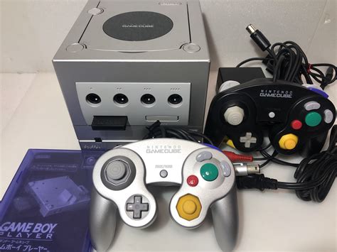 【やや傷や汚れあり】【 動作良好 1円～】gc ゲームキューブ本体★シルバー ★ゲームボーイプレイヤーディスク付き）売切り★エンジョイプラス