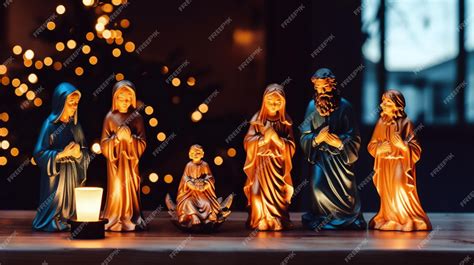 Premium Photo Nativity Scene Generated By Ai