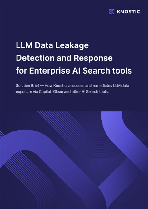 Llm Data Leakage Detection And Response For Enterprise Ai Search Tools