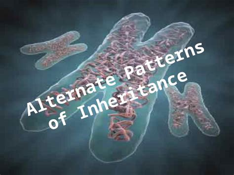Pptx Alternate Patterns Of Inheritance Incomplete Dominance Pattern