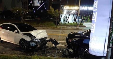 차량 뒤편에 앉아 있다 쾅부산 음주 운전 사망 사고