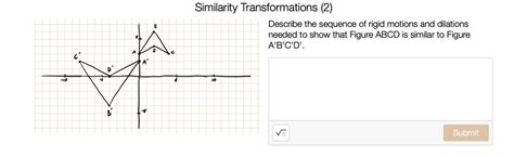 [get answer] similarity transformations 2 describe the sequence of