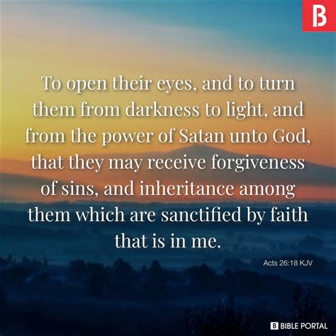 Acts 2618 Kjv Bible Scripture Image Bible Portal