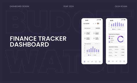 Finance Tracker Dashboard Design Ux Ui Design Behance