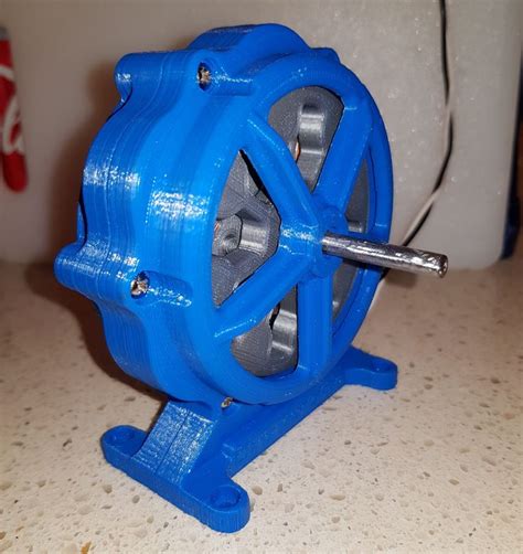 3d Printed Electric Generator Axial Flow Generator By Chris Workshop Thingiverse Prints