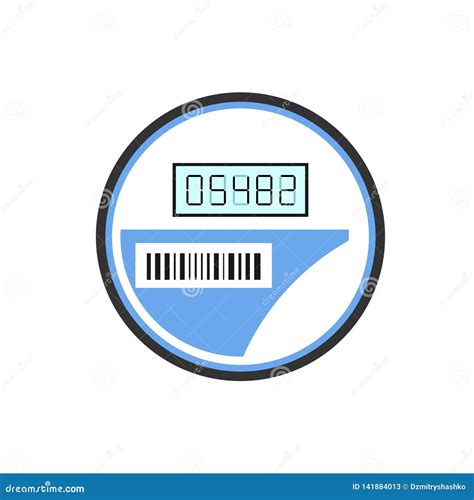 Electricity Smart Meter Icon Cartoon Vector 141883945
