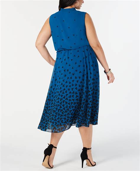 Anne Klein Plus Size Drawstring Waist Dress Macys