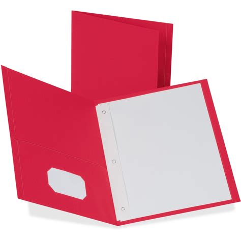 Oxf57711 Oxford Twin Pocket 3 Hole Fastener Folders Great Office Buys