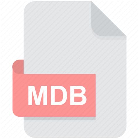 database file file format mdb icon