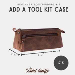 Beginner Bookbinding Kit Essential Book Binding Tool Set Including Bone Folder Needles Wax