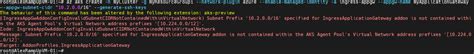 Aks Create Command Doesnt Work In This Page As Aks Default Subnet Has