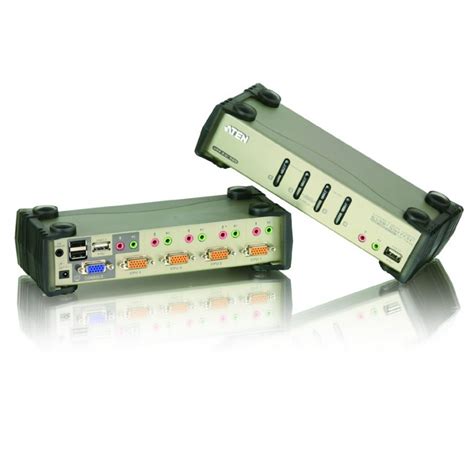 Aten Cs1734b 4 Port Usb2 0 Kvm Switch With Osd Security Login