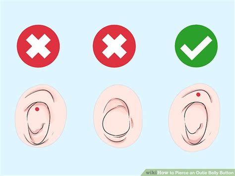 How To Pierce An Outie Belly Button 12 Steps With Pictures