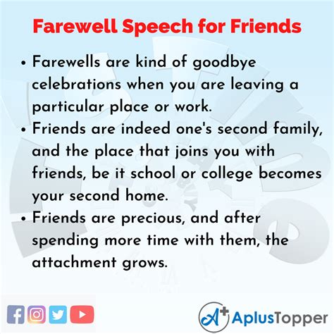 Farewell Speech For Colleague Artofit