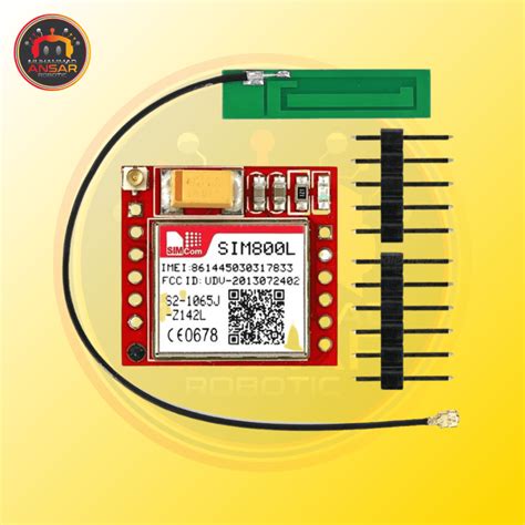 Sim800l Gsm Module Ma Robotic