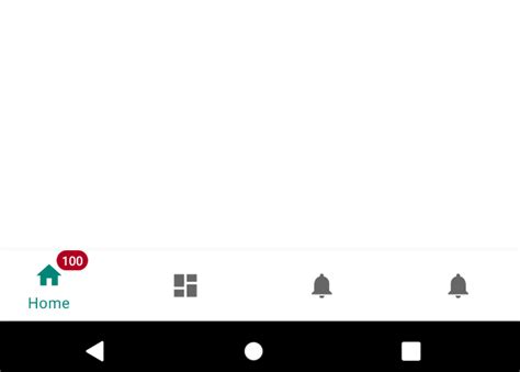 Bottomnavigationのバッチ表示