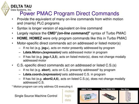 Ppt Power Pmac Script Program Flow November 2013 Powerpoint