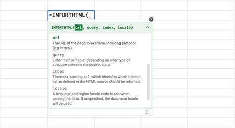 IMPORTXML IMPORTHTML And IMPORTFEED In Google Sheets