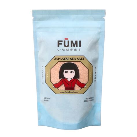FŪMI Japanese Sea Salt Handcrafted All Natural Gourmet Fine Ground