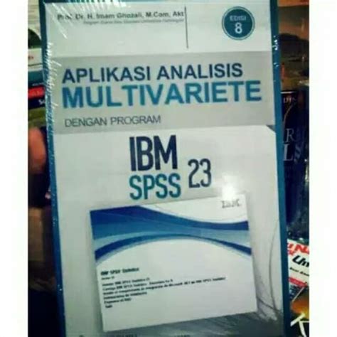 Jual Buku Aplikasi Analisis Multivariete Dengan Program IBM SPSS 23