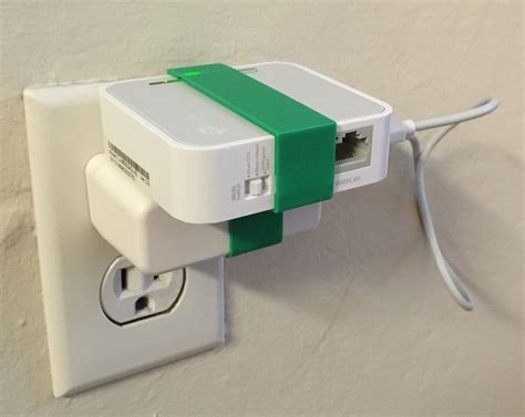 Tp Link Travel Router Bracket By Swimfar Download Free Stl Model