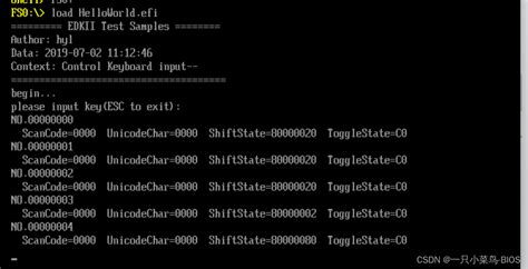 Uefi Shell常用指令 Csdn博客