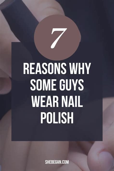 Should Guys Wear Nail Polish