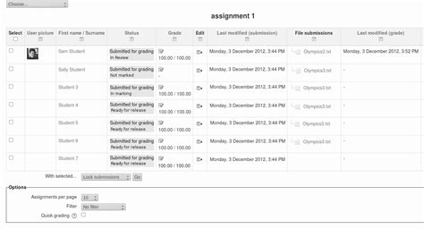 Assignmentdraft Featuresmarker Allocation And Management Moodledocs