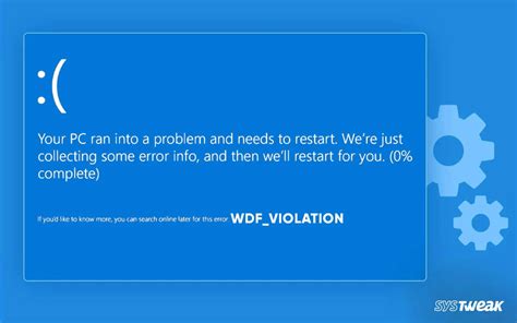 FIXED WDF Violation Blue Screen Error On Windows PC