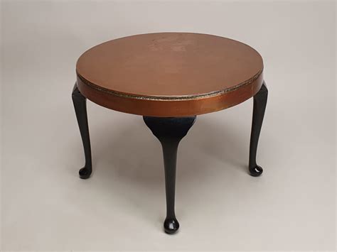 Circular Copper Coffee Antique Table Mist Antiques
