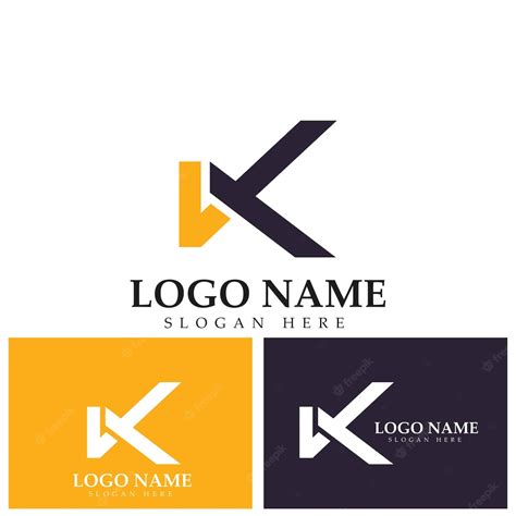 Modèle De Conception Dicône Logo Lettre K Vecteur Premium
