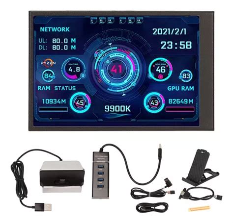 Funda Para Pc Mini Itx Monitor De Datos De Cpu 35 Pulgada Cuotas