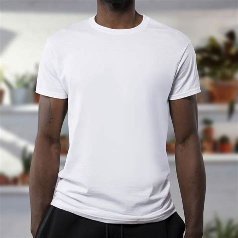 Hd Wallpaper Man Wearing White Crew Neck T Shirts Man Wearing White