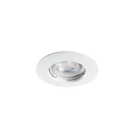 Support De Spot Encastrable Per Age Mm Rond Blanc Leroy Merlin
