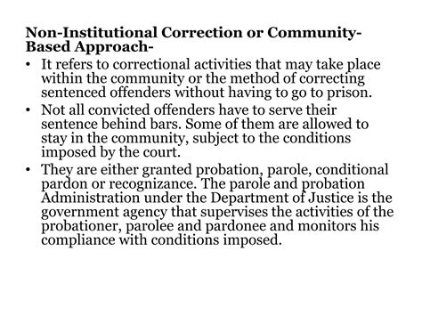 Non Institutional Corrections Lecture 1pptx