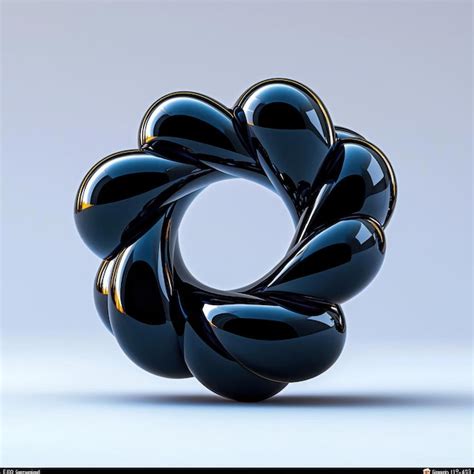 242 floating metallic spheres arranged in a spiral formation created