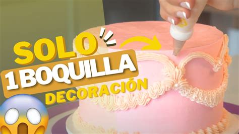 Decorar Un Pastel Fácilmente Solo Con Una Boquilla Bologna Sugar Art
