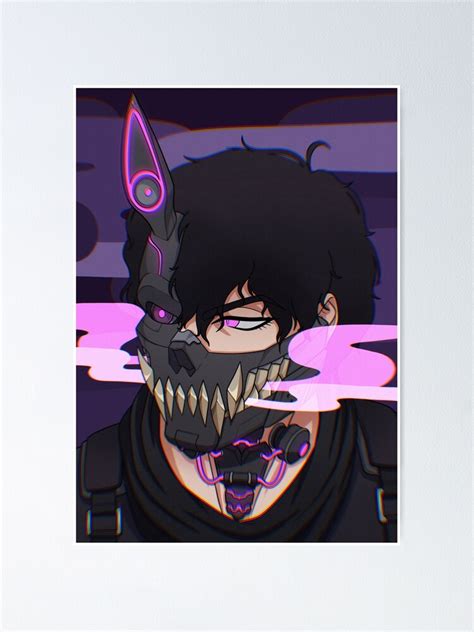 Cyberpunk Corpse Husband Poster For Sale By Euclasew Redbubble