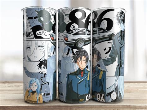 Straight Anime Sublimation Design Anime 20 Oz Skinny Tumbler Manga