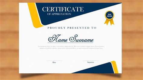 Award Template Powerpoint Award Template Powerpoint