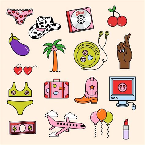 Xo Fetti — Dozy Rose Graphic Design Icons Illustrations Trendy