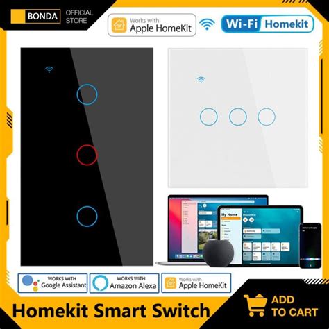 homekit smart switch no neutral eu us touch sensor light switch wall