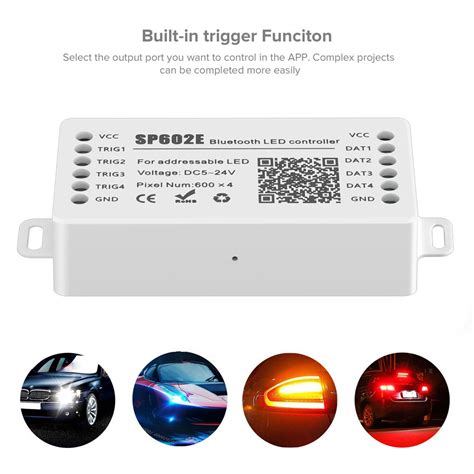 SP602E 4 CH Signal Output WS2812B Music Controller Vicedeal