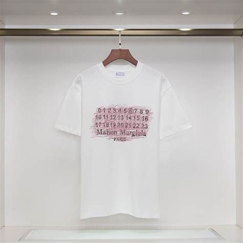 Футболка MAISON MARGIELA, размер 44, цвет бирюзовый, 90% - купить по ...