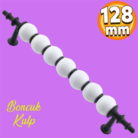 Boncuk Mobilya Mutfak Dolabı Çekmece Dolap Kapak Kulpu Kulbu Siyah