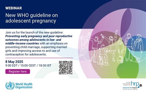 New Who Guideline On Adolescent Pregnancy