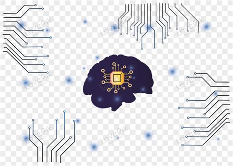 인공 지능 두뇌 Png 일러스트 무료 다운로드 Lovepik