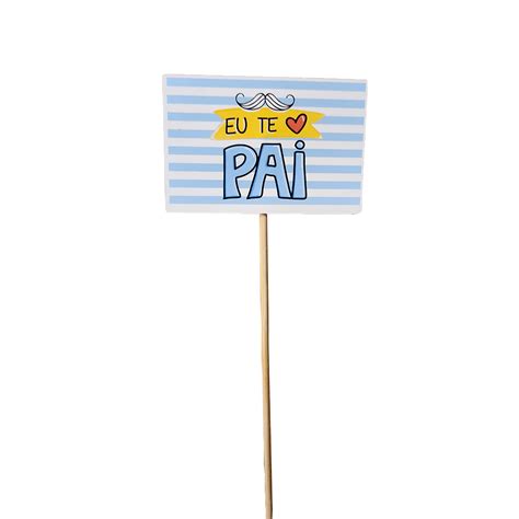 Plaquinha Eu Te Amo Pai Cafeina
