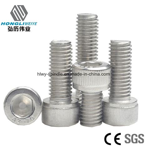 304316 Stainless Steel Hexagon Socket Cap Screw Din912 Hexagon Head